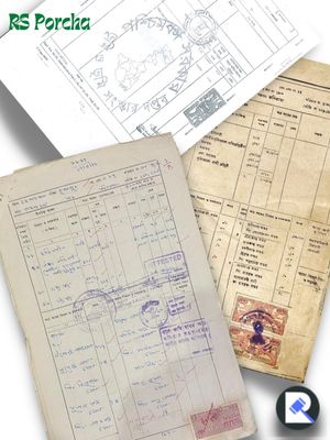 Free information about RS Khatians (Porcha) of Krishnapur (Kestopur ...