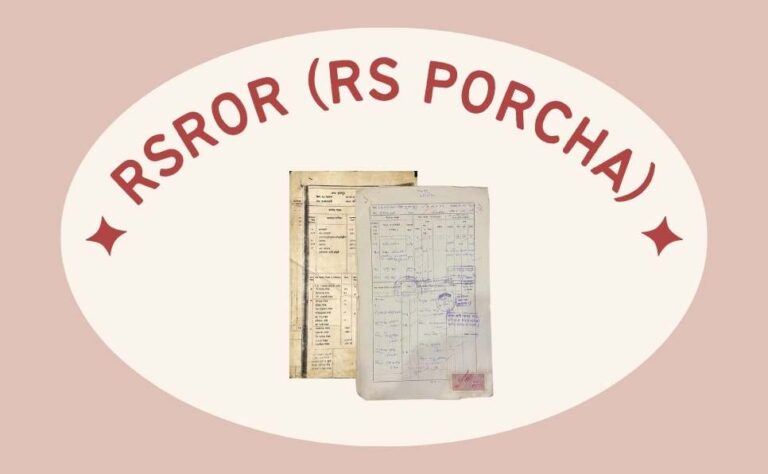 Explained: What is the need for RS Porcha (Khatian)?
