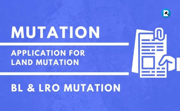 Filing a Mutation Application under Section 50 of the West Bengal Land ...