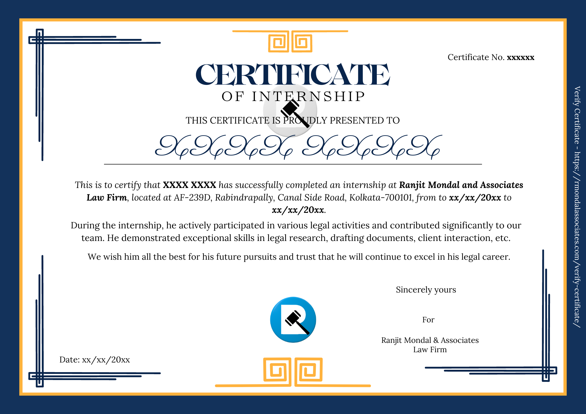 Internships - Best Lawyers in Kolkata | Property Lawyer | Divorce ...